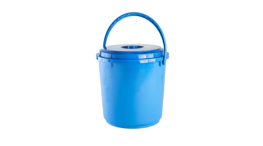 Kofa plastična sa poklopcem 10L | Kofe, kante, lonci | Microcer veleprodaja